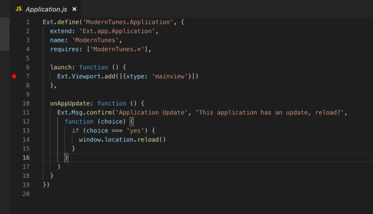 Debugging Ext JS Apps with Visual Studio Code and Chrome - Sencha