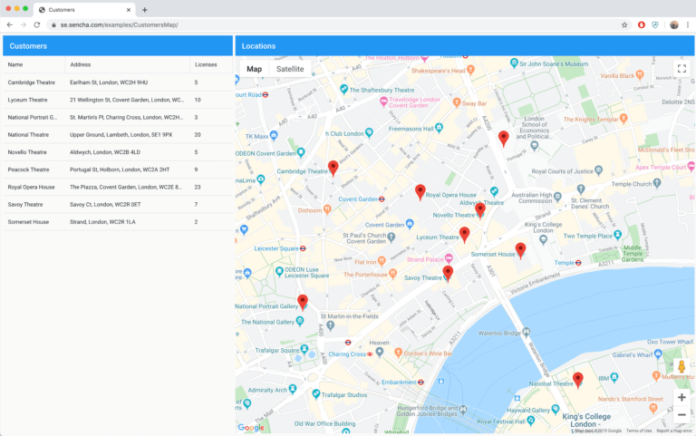 Visualizing Geospatial Data using Ext JS and Google Maps