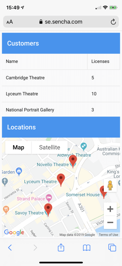 Visualizing Geospatial Data using Ext JS and Google Maps