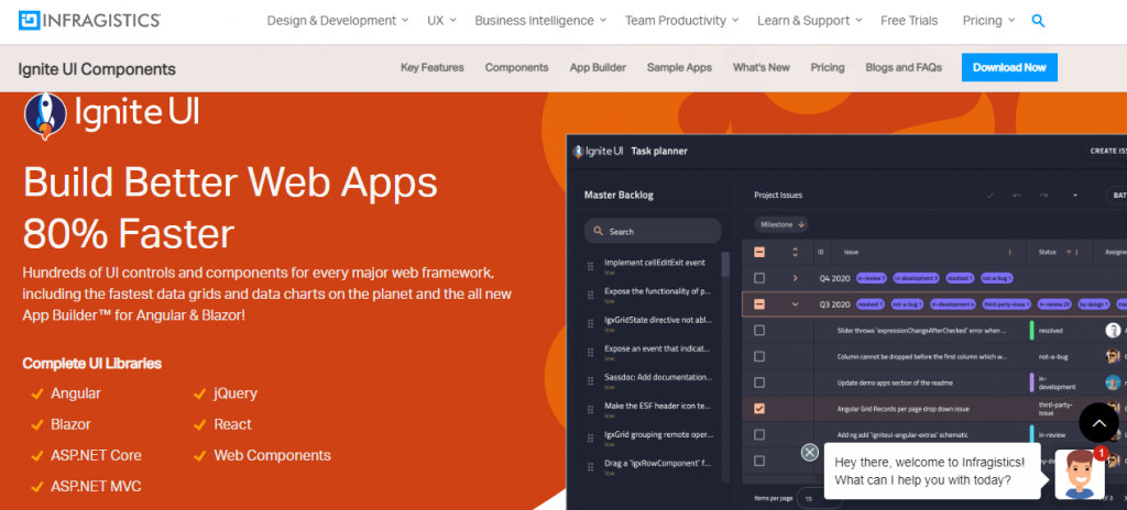 7 Best JavaScript Widgets Libraries For Enterprise Web Apps